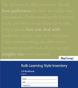 Kolb Learning Style Inventory Version 3.2 Single Copy by David Kolb ...