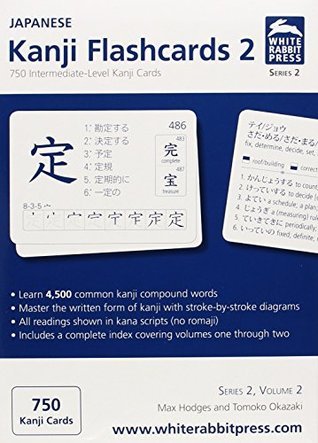Japanese Kanji Flashcards: 750 Intermediate-Level Kanji Cards by Max ...