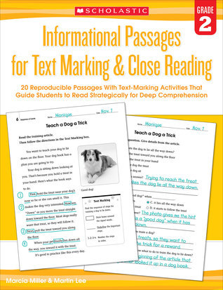 Informational Passages for Text Marking & Close Reading: Grade 2: 20 ...
