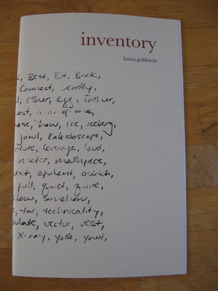 inventory by Laura Goldstein | Goodreads
