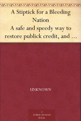 A Stiptick for a Bleeding Nation A safe and speedy way to restore ...