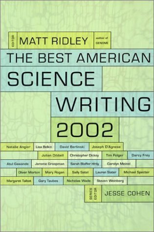 The Best American Science Writing 2002 by Matt Ridley | Goodreads