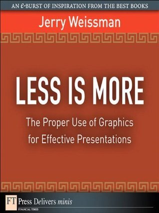 Less Is More by Jerry Weissman | Goodreads