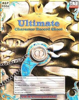Ultimate Character Record Sheet by Various | Goodreads
