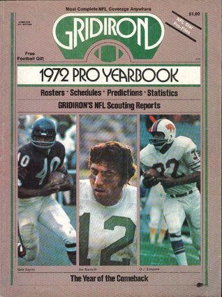 GRIDIRON 1972 NFL Pro Yearbook by Art Berke | Goodreads