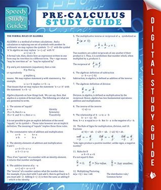 Pre-Calculus Study Guide (Speedy Study Guide) by Speedy Publishing ...
