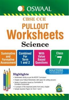 Oswaal CBSE CCE Pullout Worksheets Science for Class 7 by Panel of ...