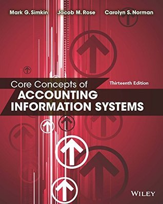 Core Concepts of Accounting Information Systems by Mark G. Simkin ...