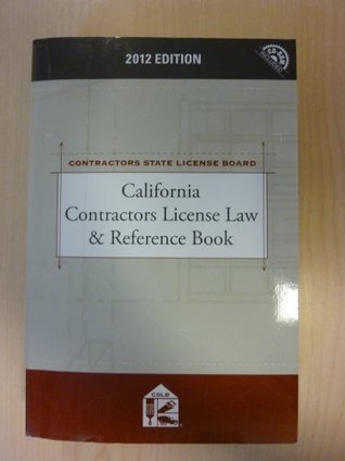 California Contractors License Law & Reference Book with CD-ROM by ...