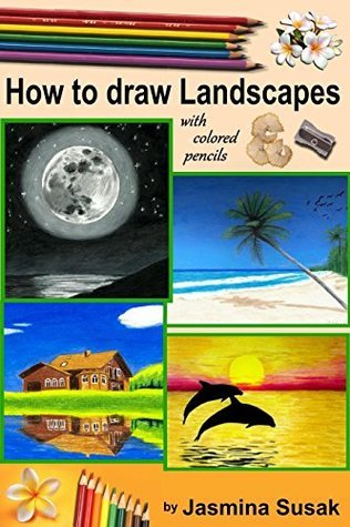 How to draw Landscapes: with Colored Pencils in realistic style for ...