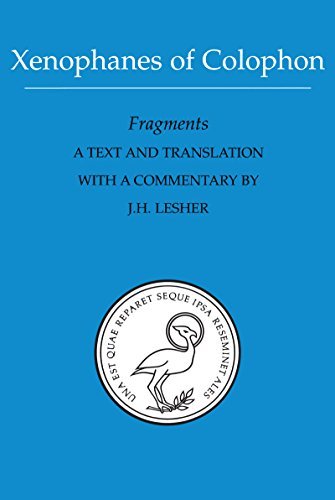 Xenophanes of Colophon: Fragments by James Lesher | Goodreads