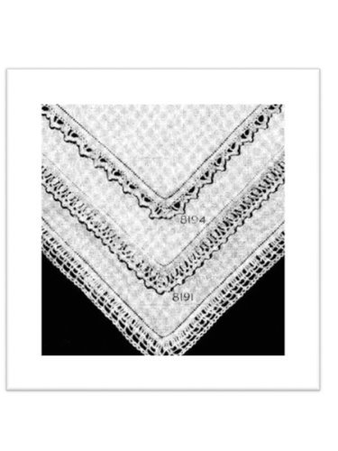 #1524 HANDKERCHIEF EDGING VINTAGE CROCHET PATTERN by Princess of ...