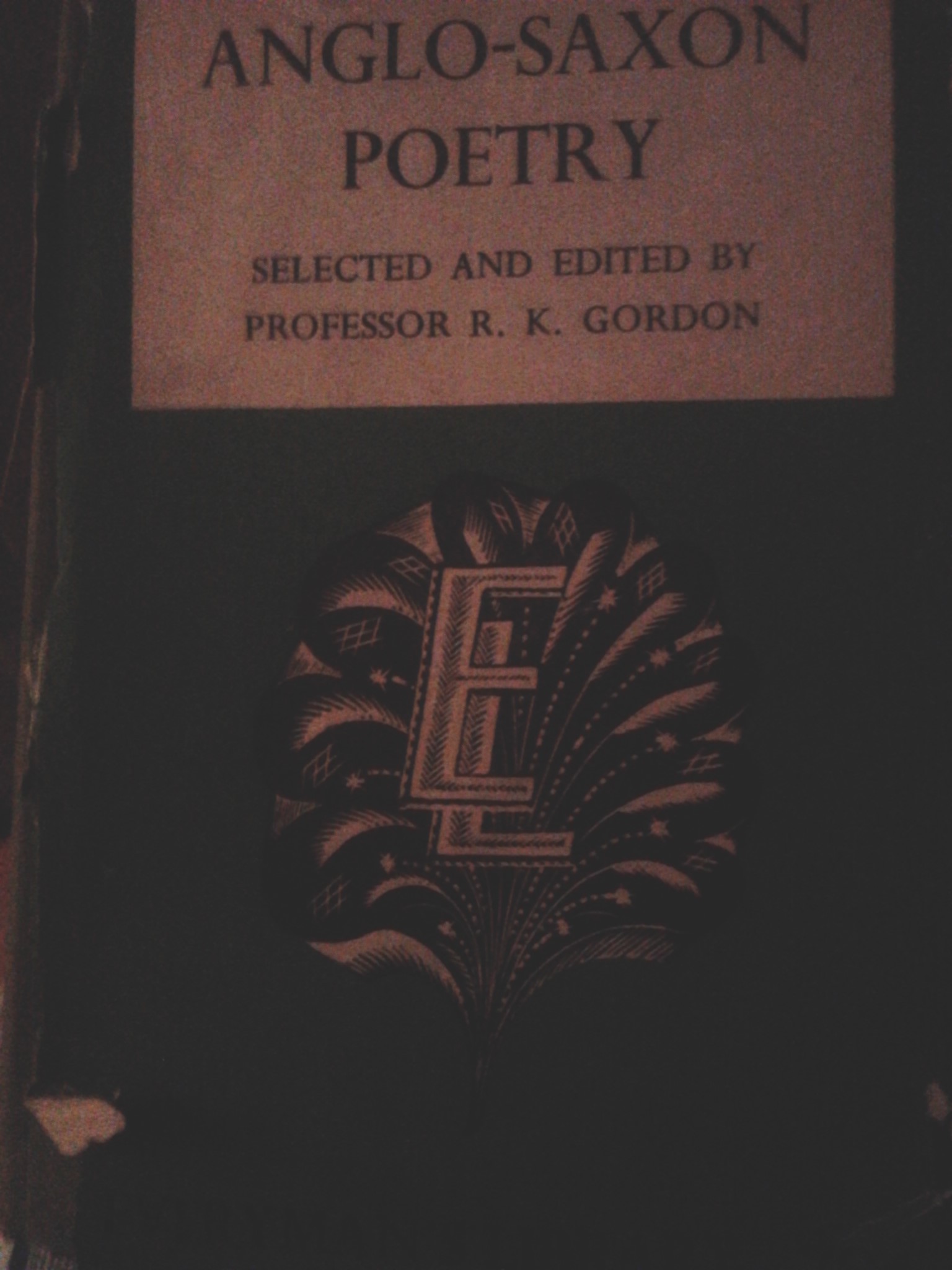Anglo-Saxon Poetry by Robert Kay Gordon | Goodreads