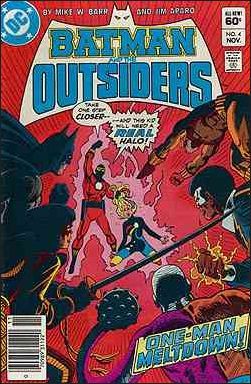 Batman and the Outsiders (1983-1987) #4 by Mike W. Barr | Goodreads