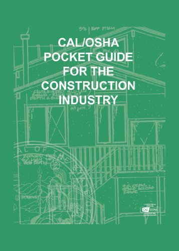 Cal/OSHA Pocket Guide for the Construction Industry by California ...