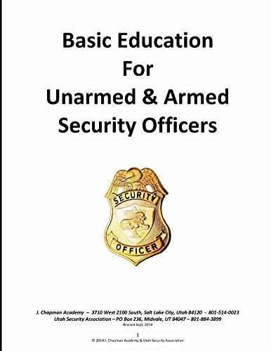 Basic Education For Unarmed & Armed Security Officers by Joe Chapman ...