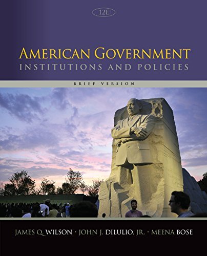 American Government: Institutions and Policies, Brief Version by James ...