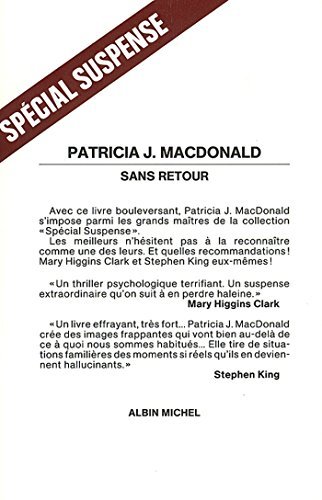 Sans retour (Spécial suspense) (French Edition) by Patricia MacDonald ...