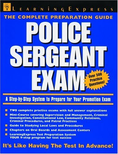 Police Sergeant Exam by LearningExpress | Goodreads