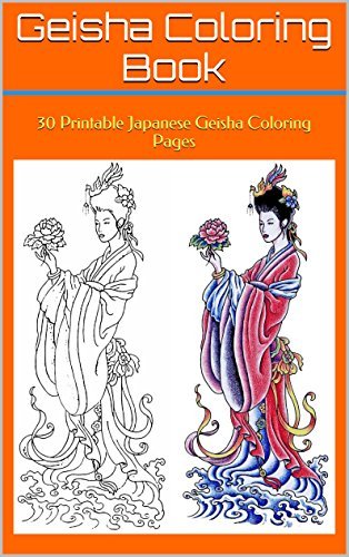 Geisha Coloring Pages