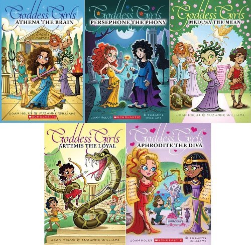 Goddess Girls 5 Book Boxed Set: Artemis the Loyal, Aphrodite the Diva ...