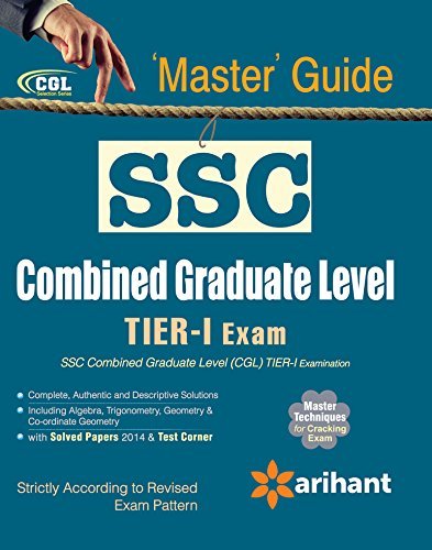 Master Guide Ssc Combined Graduate Level Tier-I Examination by Arihant ...