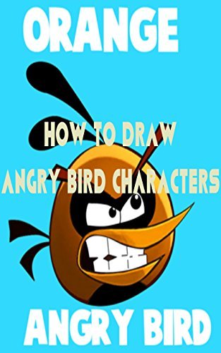 DRAWING:ANGRY BIRD-How to Draw Black Angry Bird,Orange Angry Bird and ...