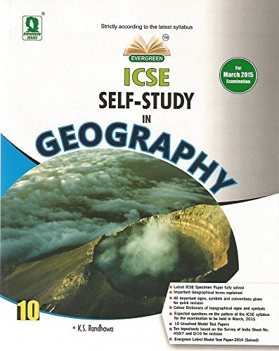 Icse Self Study In Geography For Class 10 by by Randhawa Ks (Author ...