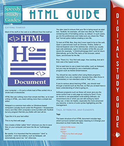 HTML Guide (Speedy Study Guides) by Speedy Publishing | Goodreads