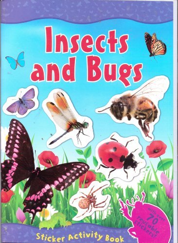 Insects And Bugs Sticker Activity Book With Over 70 Reusable Stickers ...