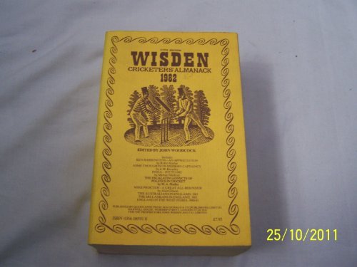 Wisden Cricketers' Almanack 1982 (119th Edition) by John Woodcock ...