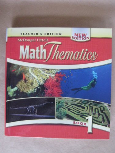 McDougal Littell Math Thematics Book 1, Teacher's Edition by McDougal ...