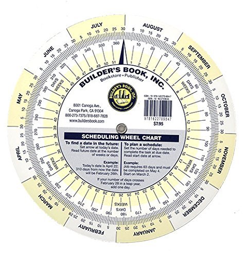 Scheduling Wheel Chart by Builder's Book Inc. | Goodreads