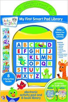 Baby Einstein My First Smart Pad Library: Electronic Activity Pad and 8 ...