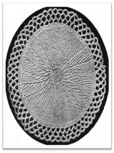 #1742 KNITTED TABLE-MATS VINTAGE KNITTING PATTERN by Princess of ...