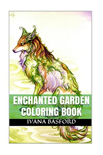 Enchanted Garden Coloring Book: Stress Relief Adult Coloring Book by ...