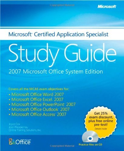 The Microsoft Certified Application Specialist Study Guide by Joyce Cox ...