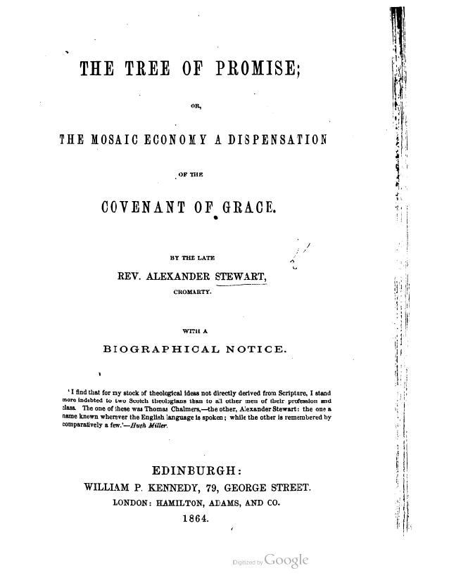 The Tree of Promise by Alexander Stewart of Cromarty | Goodreads