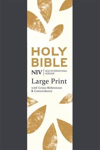 NIV Large Print Single-Column Deluxe Reference Bible: Teal Soft-tone by ...