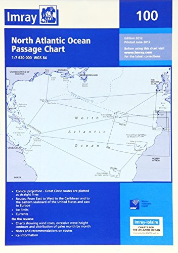 Imray Chart 100: North Atlantic Ocean Passage Chart by Imray | Goodreads