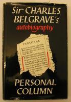 Personal Column by Charles Belgrave | Goodreads