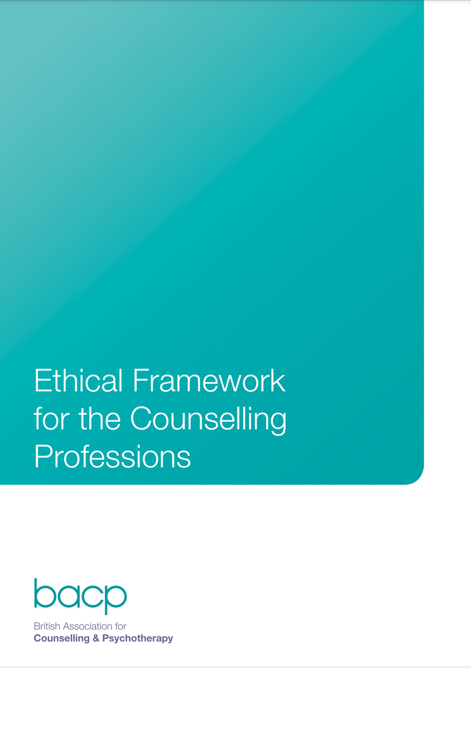 Ethical Framework for the Counselling Professions by Tim Bond | Goodreads