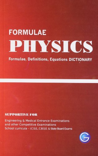 Formula at Finger Tips in PHYSICS by GKP | Goodreads