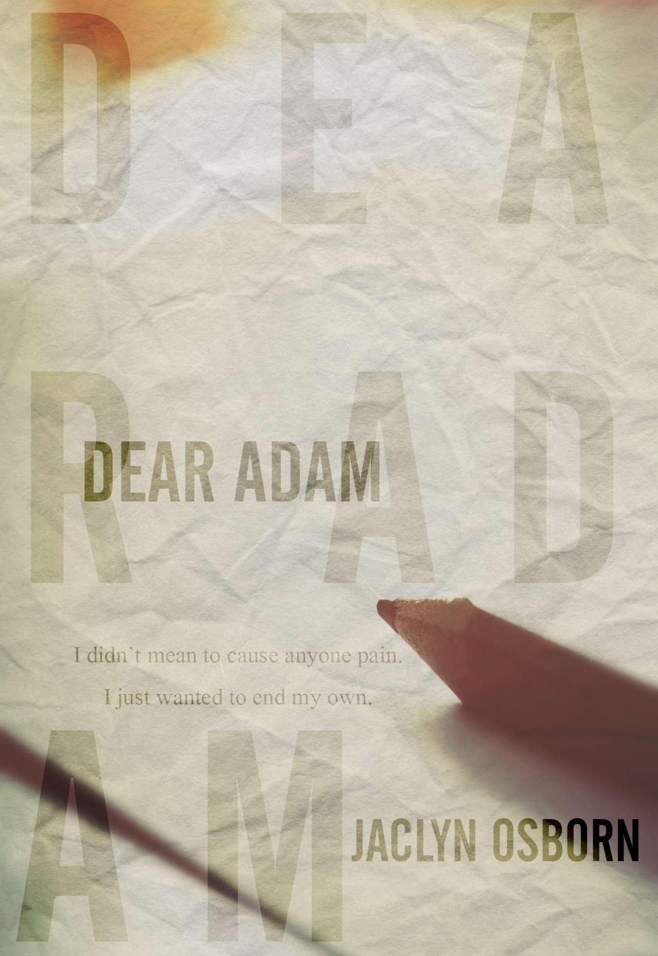 Dear Adam by Jaclyn Osborn | Goodreads