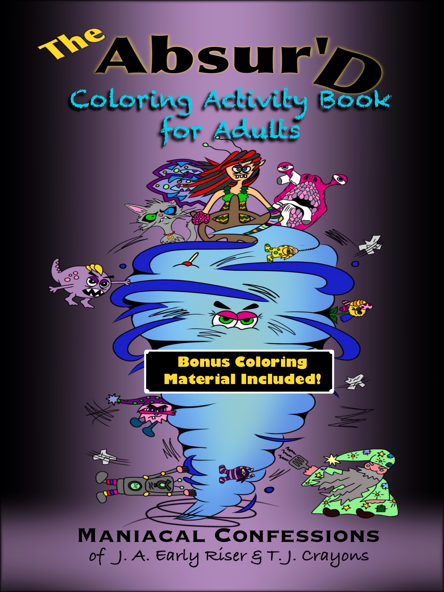 The Absurd Coloring Activity Book for Adults by Anisa Alice-Claire ...