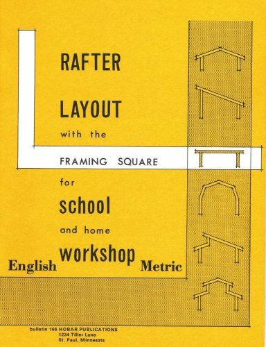Rafter Layout with the Framing Square for School and Home Workshop by ...