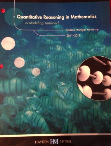 Quantitative Reasoning in Mathematics: A Modeling Approach by Gisela ...