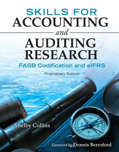 Skills for Accounting and Auditing Research: FASB Codification and ...