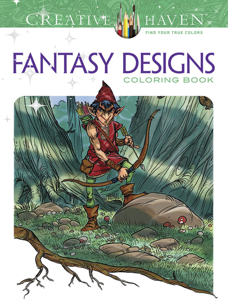 Creative Haven Fantasy Designs Coloring Book by Aaron Pocock | Goodreads