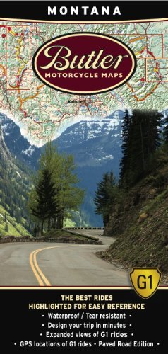 Montana Motorcycle Map - Printed motorcycle maps for riders by riders ...
